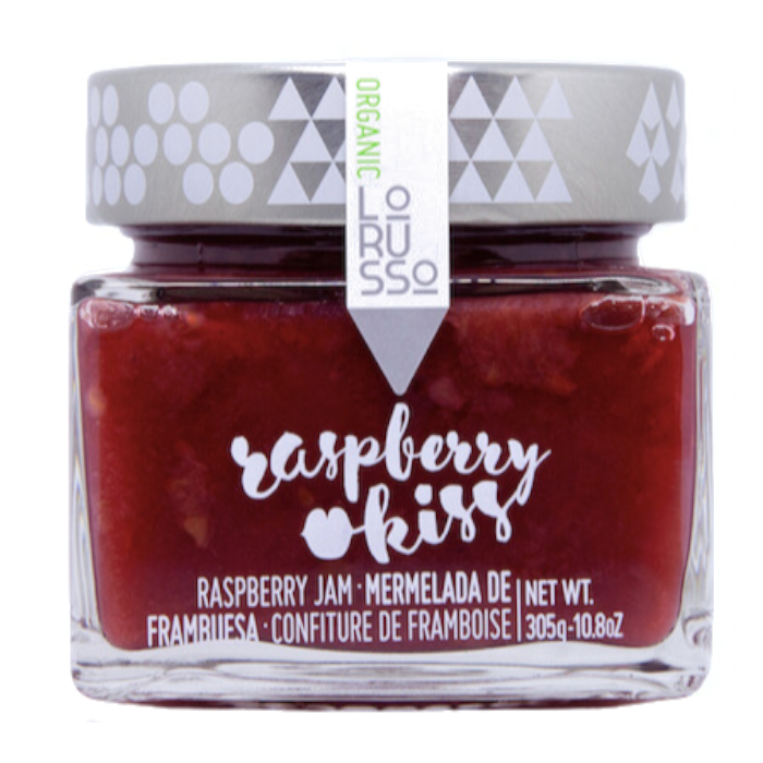 Organic Raspberry Jam Lorusso 305 Glass Jar | La despensa